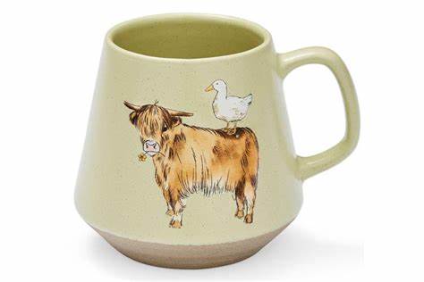 Cooksmart Buttercup Farm Ceramic Angus Speckle Sage Mug – Smyth Patterson
