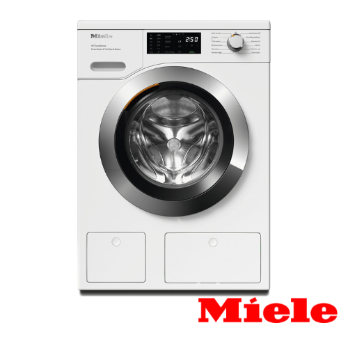 Miele WEG885WCS Twin Dos Washing Machine,9kg-1400 Spin Speed,Lotus Whi ...